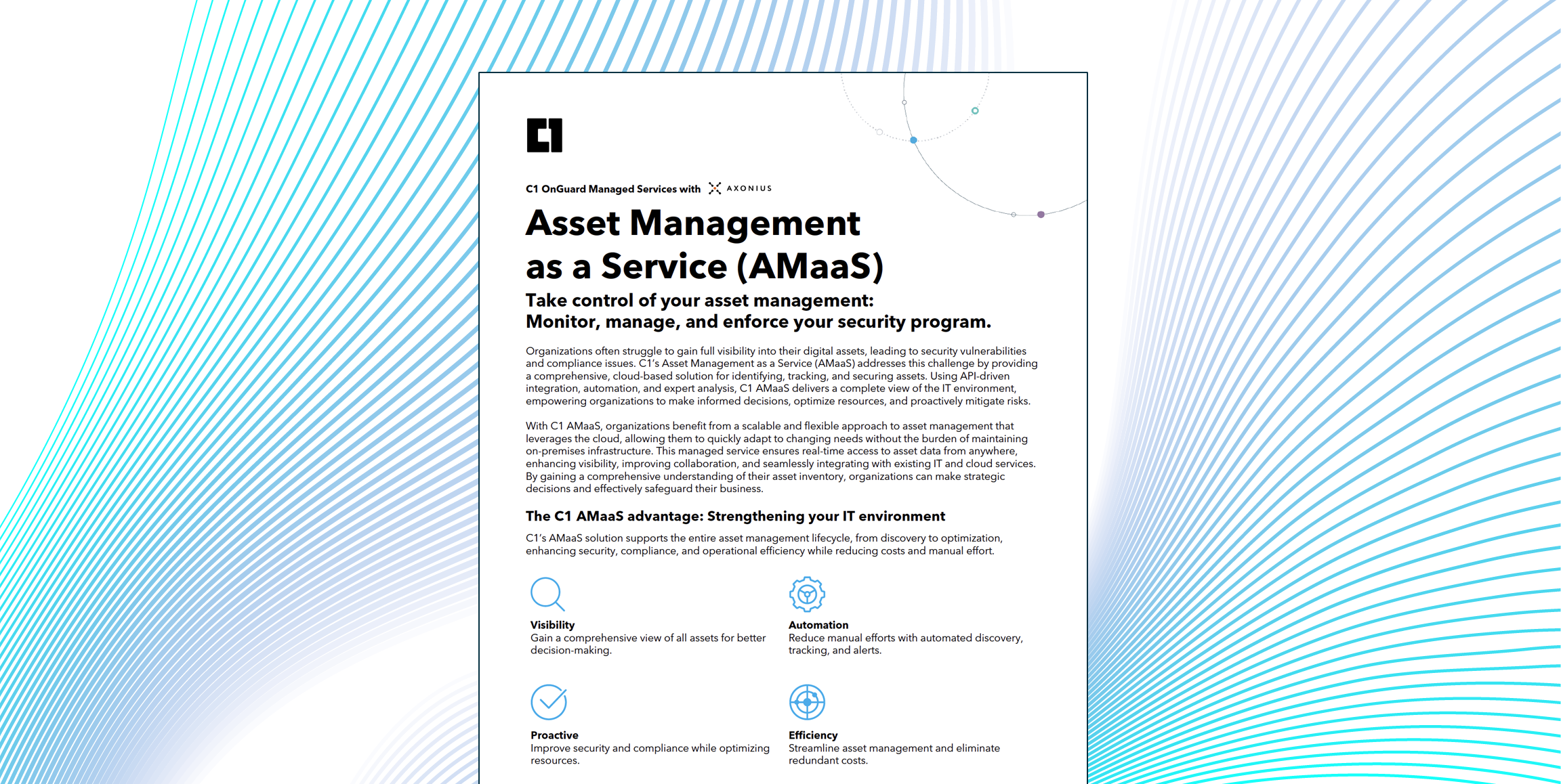 Datasheet | C1 AMaaS