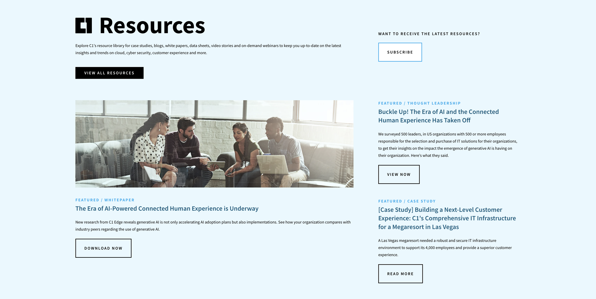 Customer Case Studies | C1